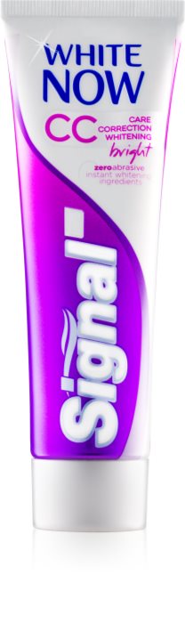Signal White Now CC Whitening Toothpaste for Complete Dental Care ...