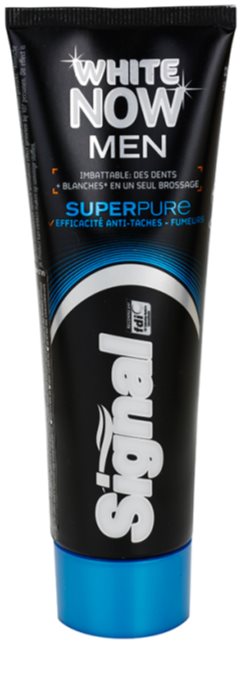 Signal White Now Men Super Pure Toothpaste For Men with Whitening ...