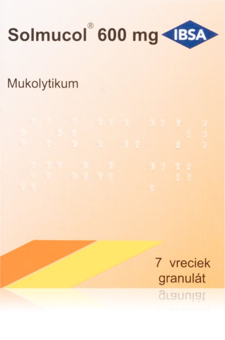 Solmucol Solmucol 600mg granulát | notino.sk