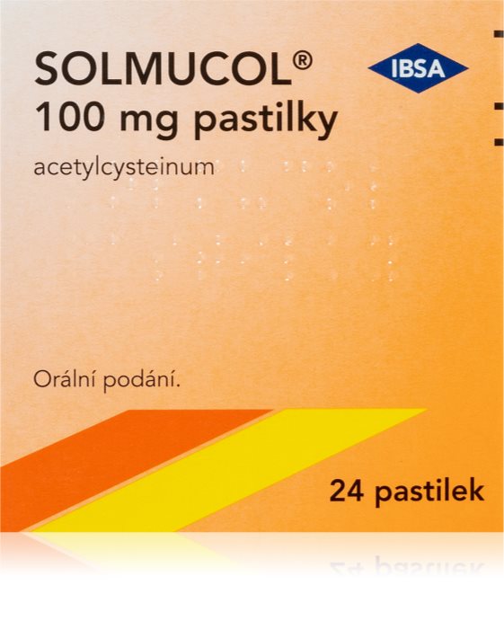 Solmucol Solmucol 100mg pastilky | notino.sk