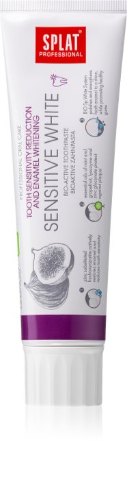 Splat Professional Sensitive White Bio-Active Toothpaste with Whitening Effect | notino.co.uk