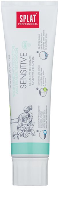 Splat Professional Sensitive Bio-Active Toothpaste for Tooth ...