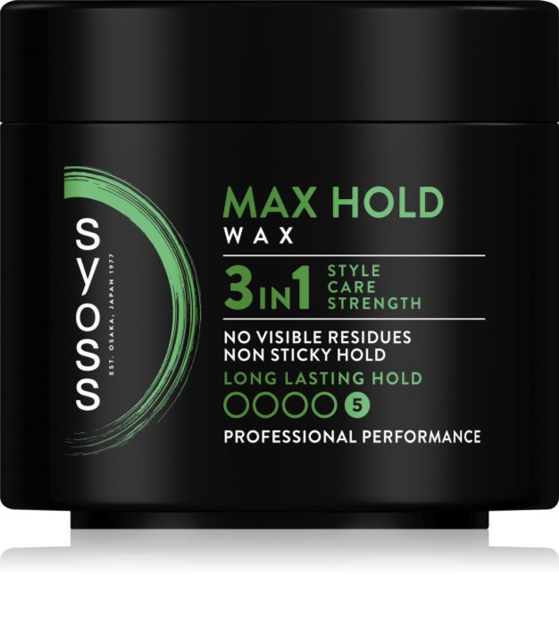 Syoss Max Hold Styling Wax With Extra Strong Fixation | notino.co.uk
