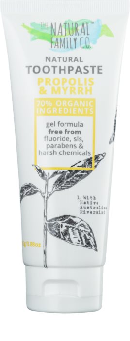 The Natural Family Co. Propolis & Myrrh Organic Toothpaste For ...
