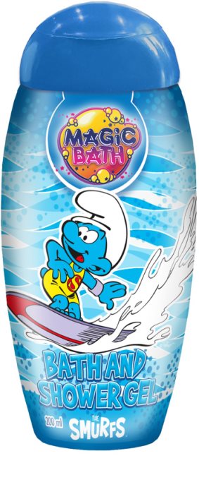 The Smurfs Magic Bath Bath & Shower Gel Shower And Bath Gel for Kids ...