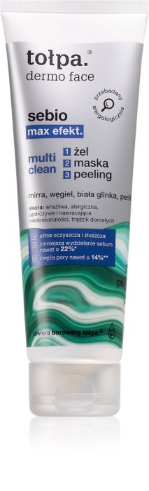Tołpa Dermo Face Sebio Max Efect Cleansing Mask and Scrub for ...