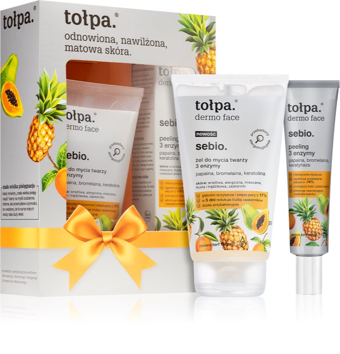 Tołpa Dermo Face Sebio Gift Set (For Perfect Skin Cleansing) | notino.co.uk