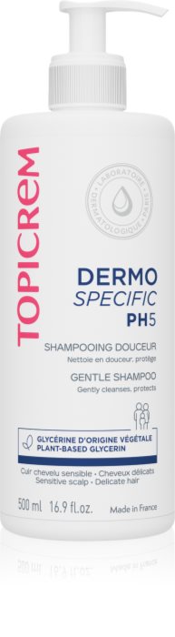 Topicrem PH5 Gentle Shampoo Milt schampo för dagligt bruk för känslig ...