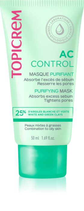 Topicrem AC Purifying Mask masque purifiant en profondeur pour peaux ...