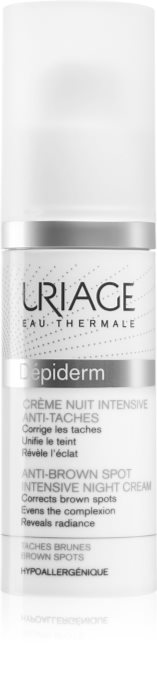 Uriage Dépiderm Anti-Brown Spot Intensive Night Cream Lightening Cream ...