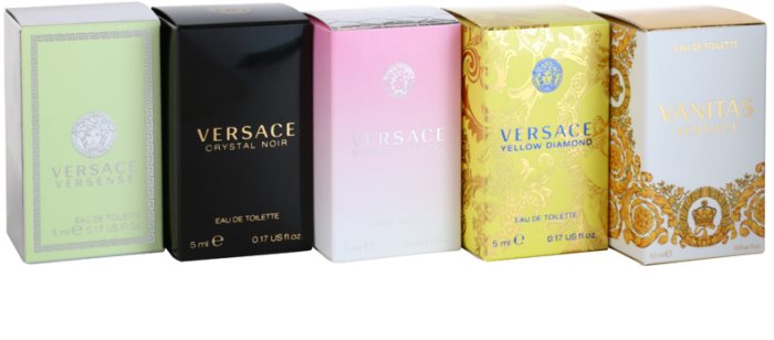 Versace Mini zestaw upominkowy III. Versense + Vanitas + Crystal Noir ...