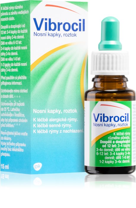 Vibrocil Vibrocil 2,5 mg/ml+0,25 mg/ml nosní sprej, roztok | notino.cz