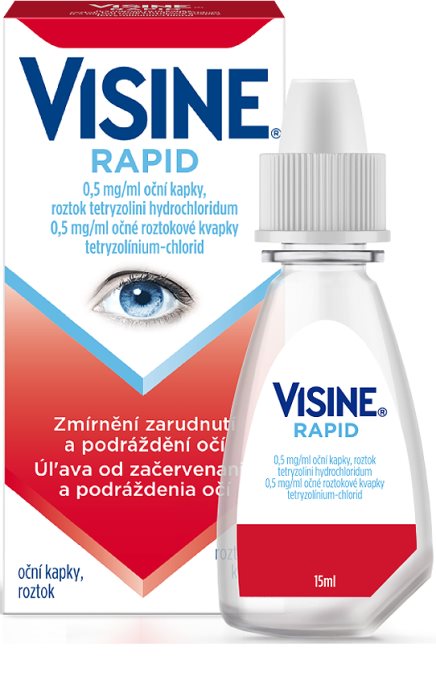 Visine Visine Rapid 0,5 mg/ml oční kapky, roztok | notino.cz