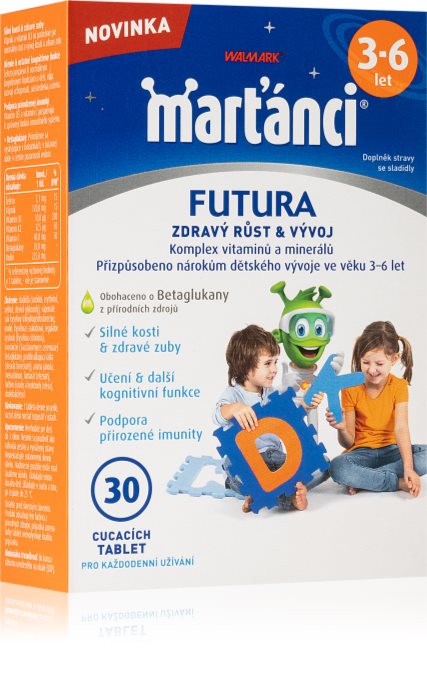 Walmark Marťánci Futura komplex vitamínů a minerálů pro podporu imunity ...