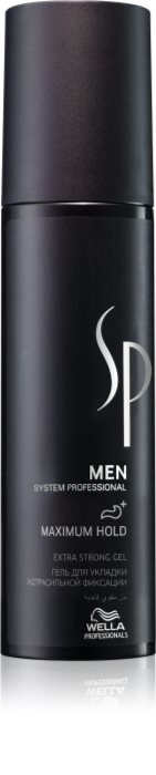 Wella Professionals SP Men Maximum Hold Extra Strong Gel For Fixation ...