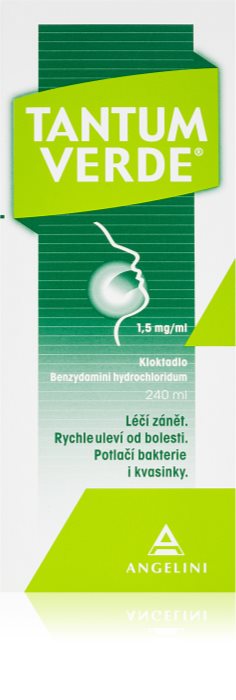 Tantum Verde Tantum Verde 1,5 mg/ml kloktadlo | notino.cz