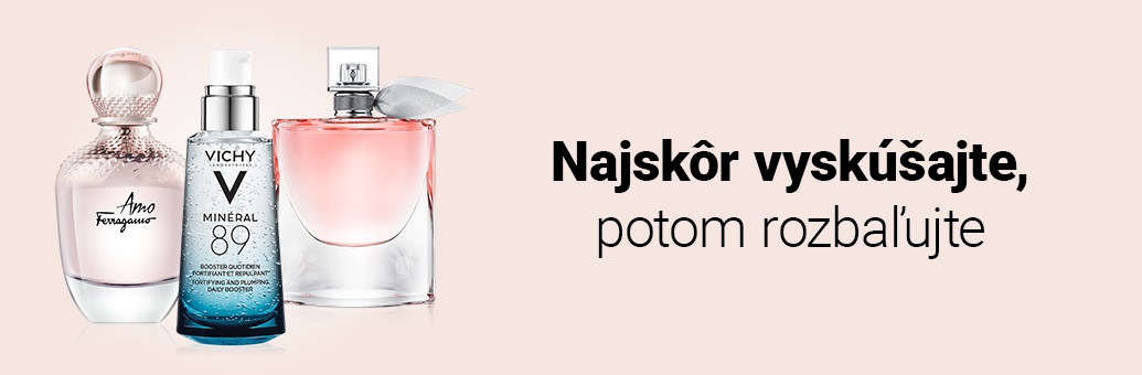 Vzorky parfémov a kozmetiky zadarmo – Try It First! | notino.sk