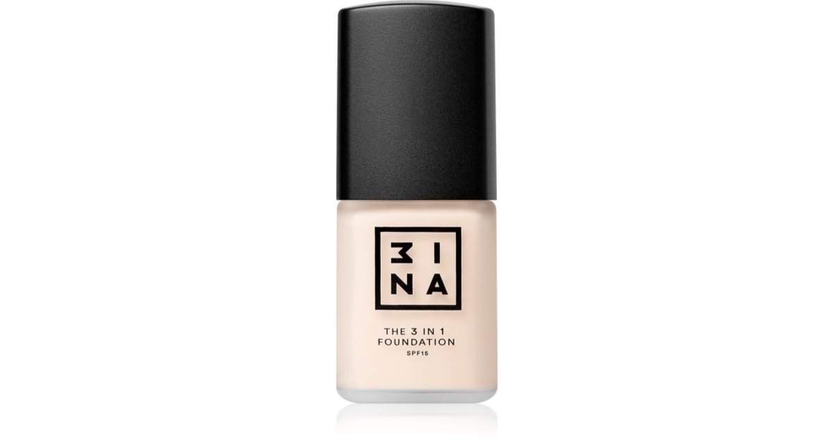 3INA The 3 in 1 Foundation long-lasting foundation SPF 15 | notino.co.uk