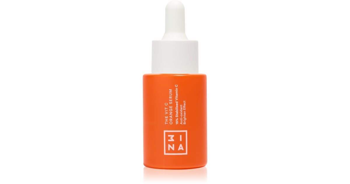 3INA The Vit C Orange Serum Brightening Face Serum with vitamin C ...