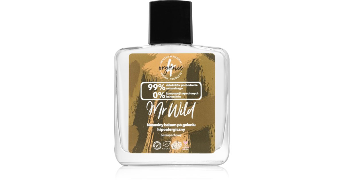 4Organic Mr. Wild Fragrance Free After Shave Balm | notino.ie