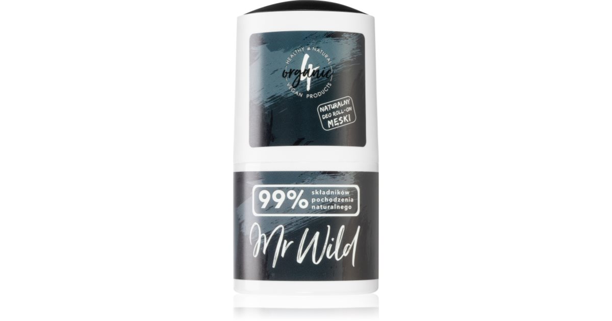 4Organic Mr. Wild Coffee Roll-On Deodorant for men | notino.ie