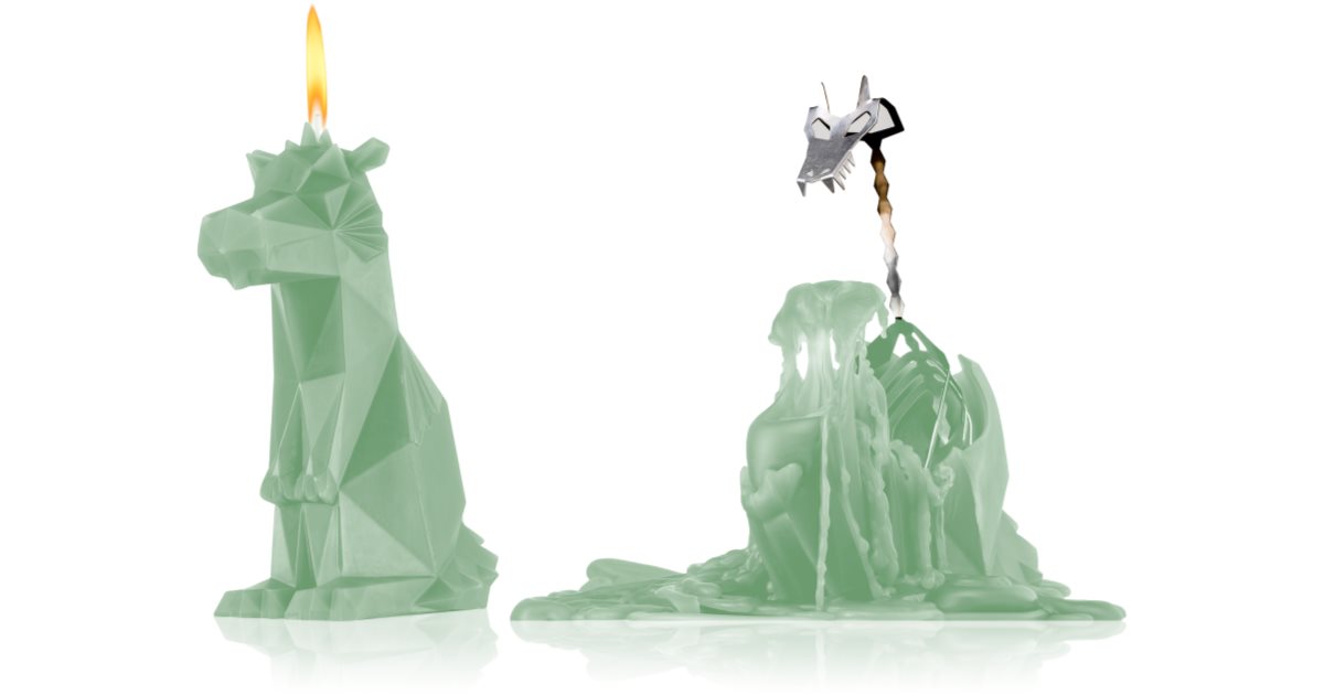 54 Celsius PyroPet DREKI (Dragon) bougie décorative III. Sage Green | notino.be