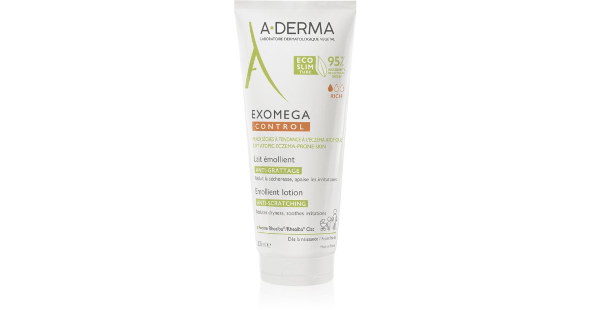 A-Derma Exomega Control Emollient Lotion telové mlieko proti ...