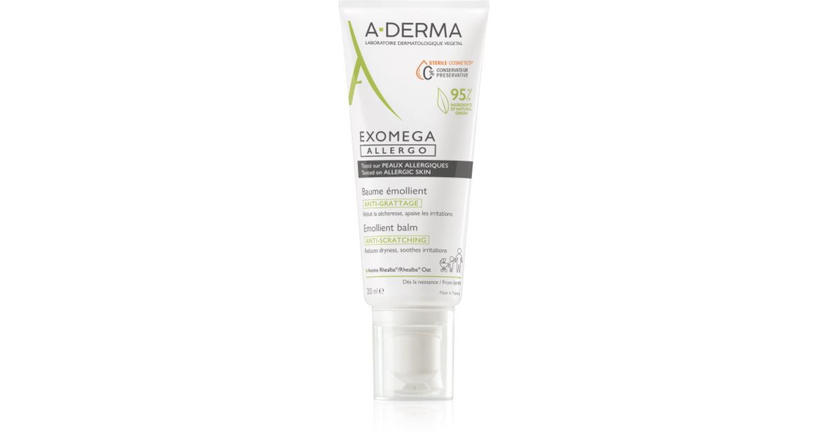 A-Derma Exomega Allergo Allergo fortifying moisturiser for the ...