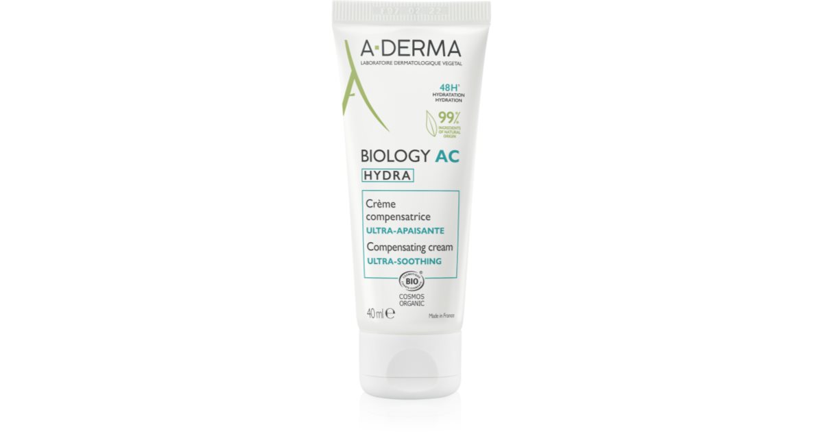 A-Derma Biology moisturising and soothing cream with 48-hour effect ...