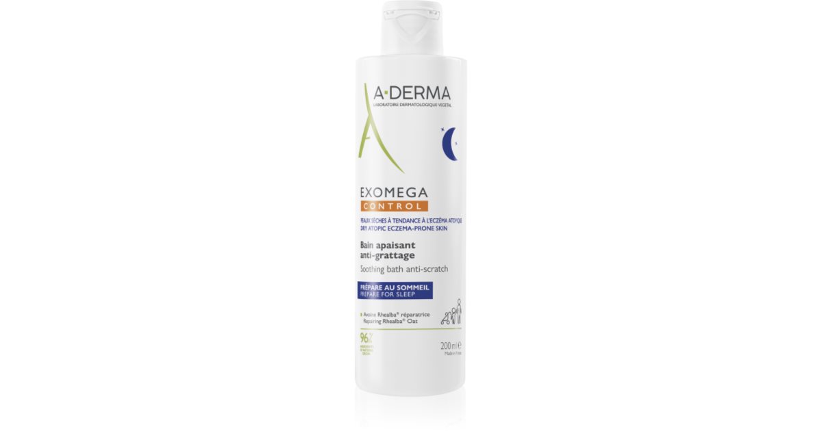 A-Derma Exomega Control Soothing Bath Anti-Scratch soothing bath to ...