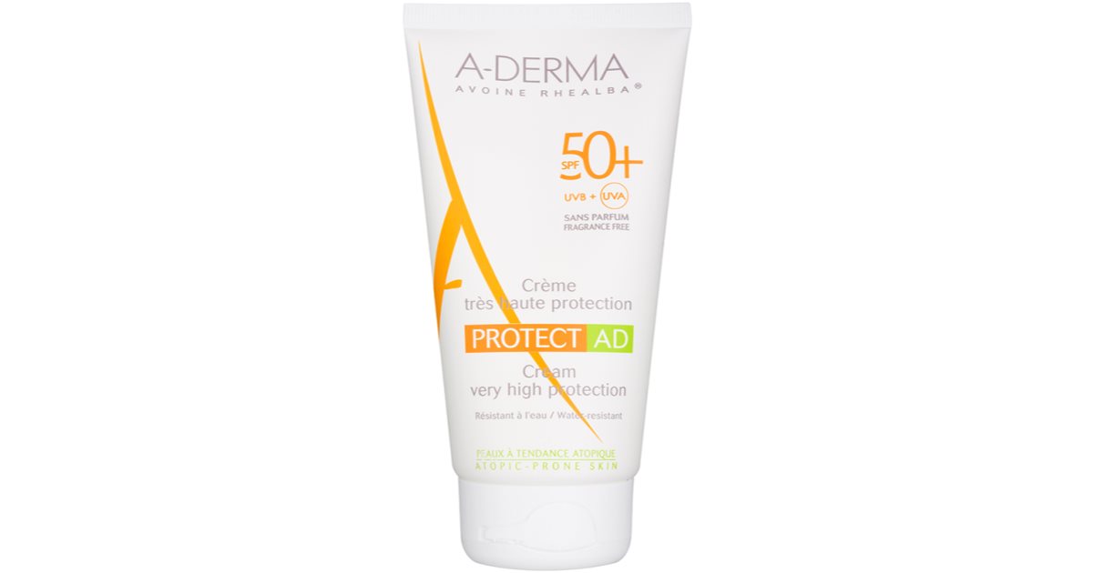 A-Derma Protect AD crema protectora solar para pieles atópicas SPF 50 ...