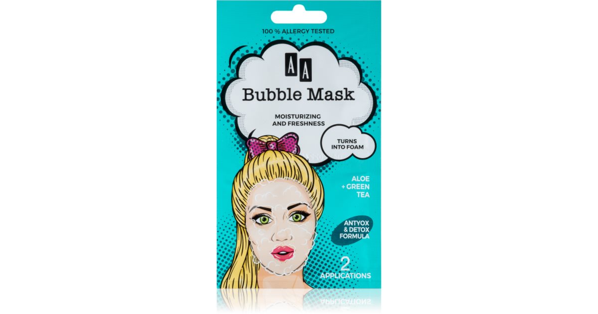 AA Cosmetics AA Bubble Mask Refreshing Face Mask | notino.co.uk