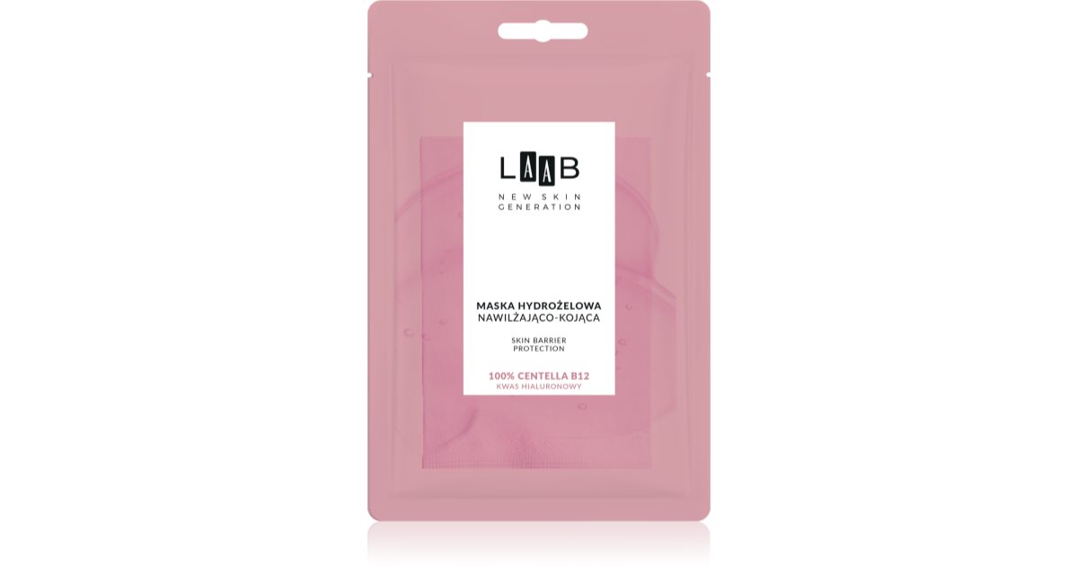 AA Cosmetics LAAB 100% Centella B12 hydrogel mask with moisturising ...