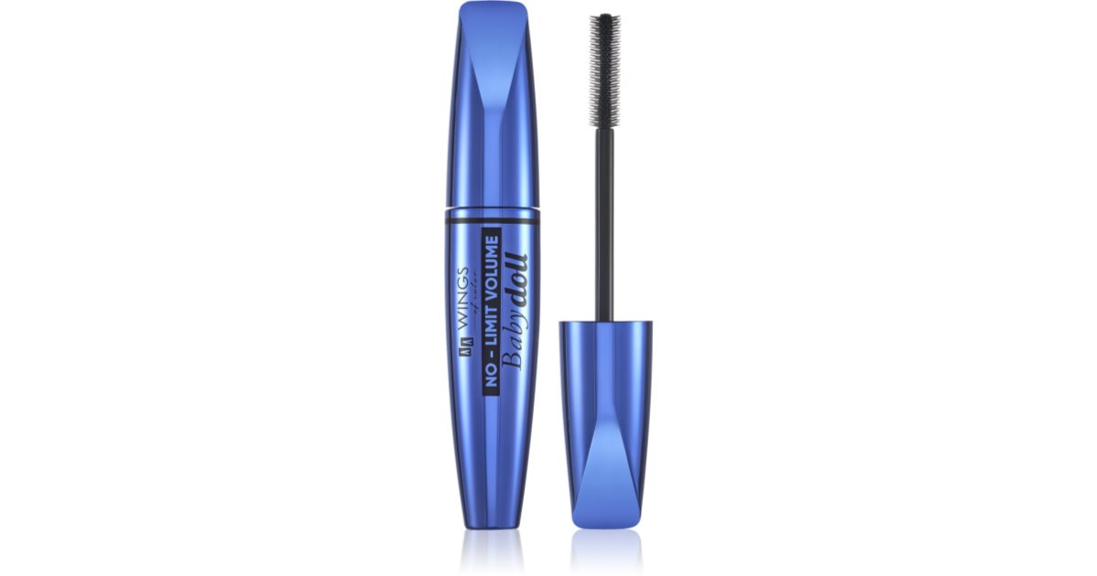 AA Wings of Color No Limit Volume Baby Doll False Lashes Effect Mascara ...