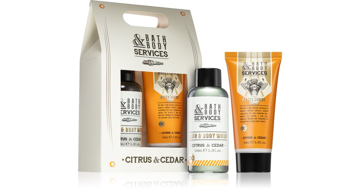 Accentra Bath & Body Services Citrus & Cedar подаръчен комплект (за ...
