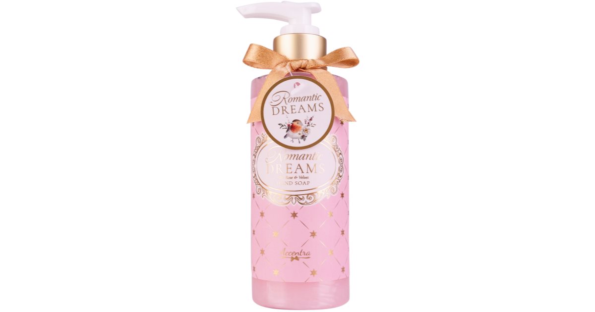 Accentra Romantic Dreams Tea Rose & Velvet Hand Soap with pump | notino.ie