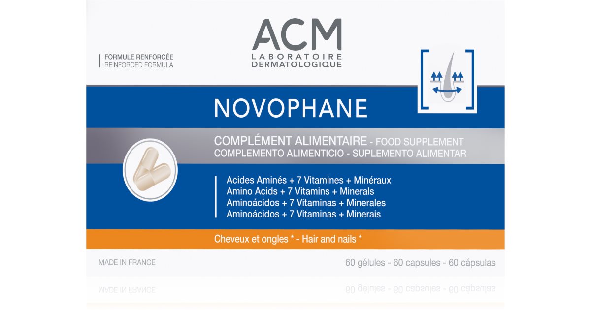 ACM Novophane complexe de minéraux et de vitamines pour des cheveux ...