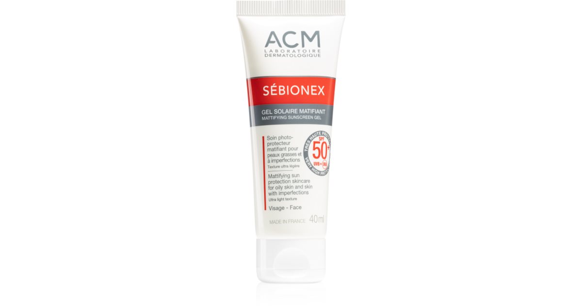 ACM Sébionex SPF 50+ gel visage matifiant | notino.be