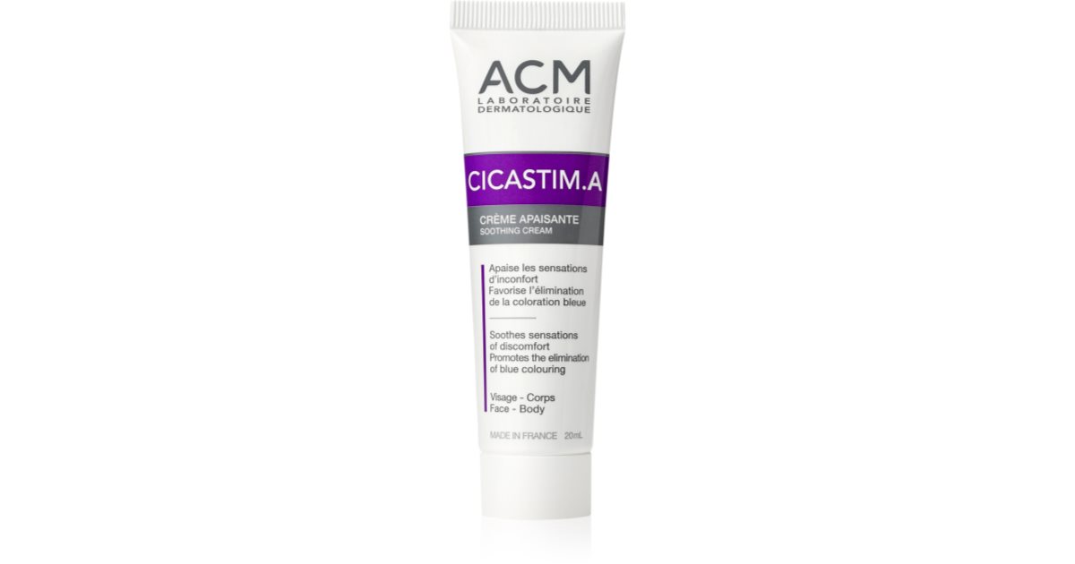 ACM Cicastim A Soothing Cream Nourishing Soothing Cream to treat ...