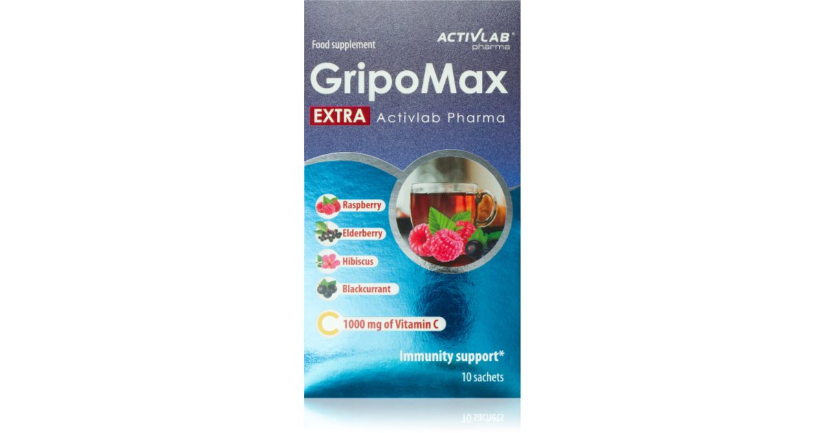 Activlab Pharma GripoMax EXTRA saszetki na wsparcie układu odpornościowego