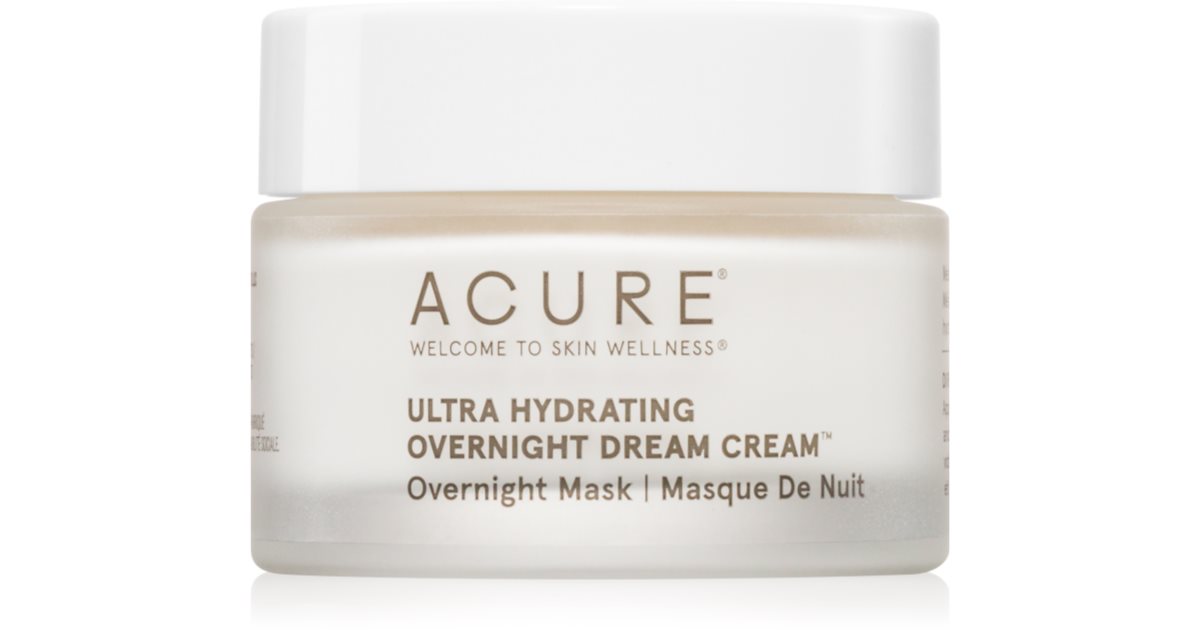 ACURE Ultra Hydrating moisturising night cream and mask | notino.co.uk