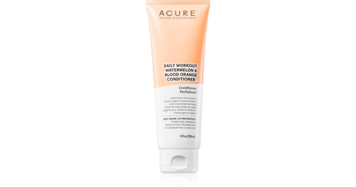 ACURE Daily Workout Watermelon & Blood Orange revitalising conditioner ...