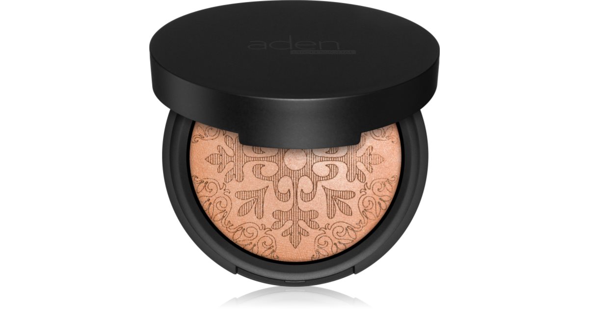 Aden Cosmetics Terracotta Baked Glowing Bronzing Powder polvos ...