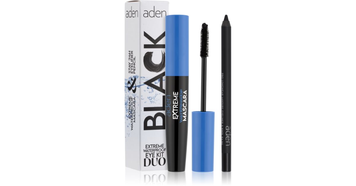 Aden Cosmetics Extreme Waterproof Eye Kit Duo set for the eye area ...