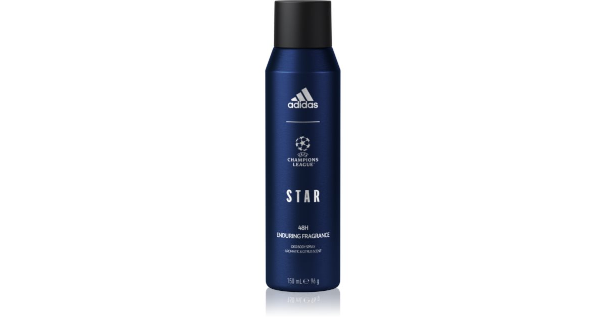 Adidas UEFA Champions League Star déodorant en spray effet 48h | notino.fr