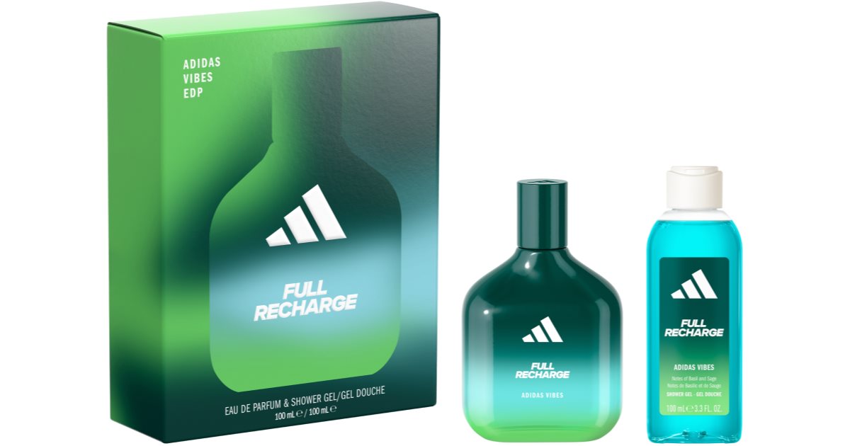 Adidas Vibes Full Recharge gift set for the body unisex | notino.co.uk