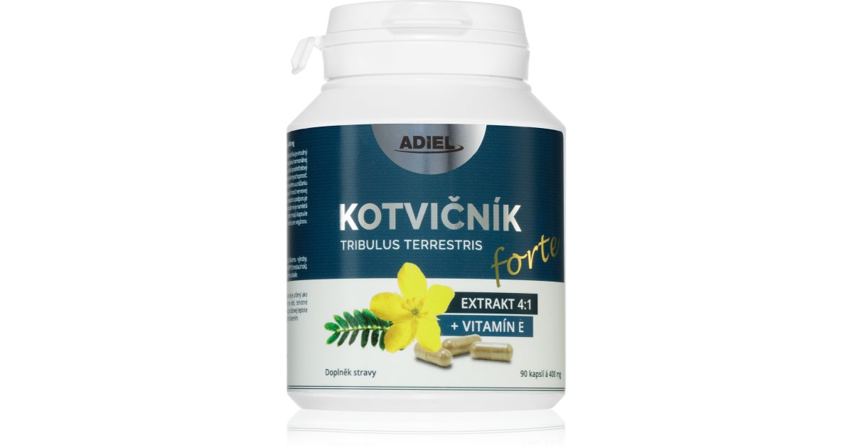 Adiel Kotvičník + vitamin E forte bylinné kapsuly na podporu ...