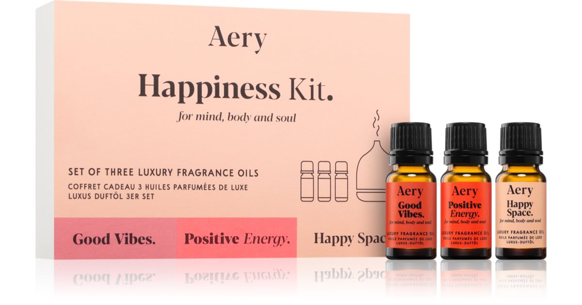 Aery Aromatherapy Happiness Kit illóolaj ajándékszett | notino.hu