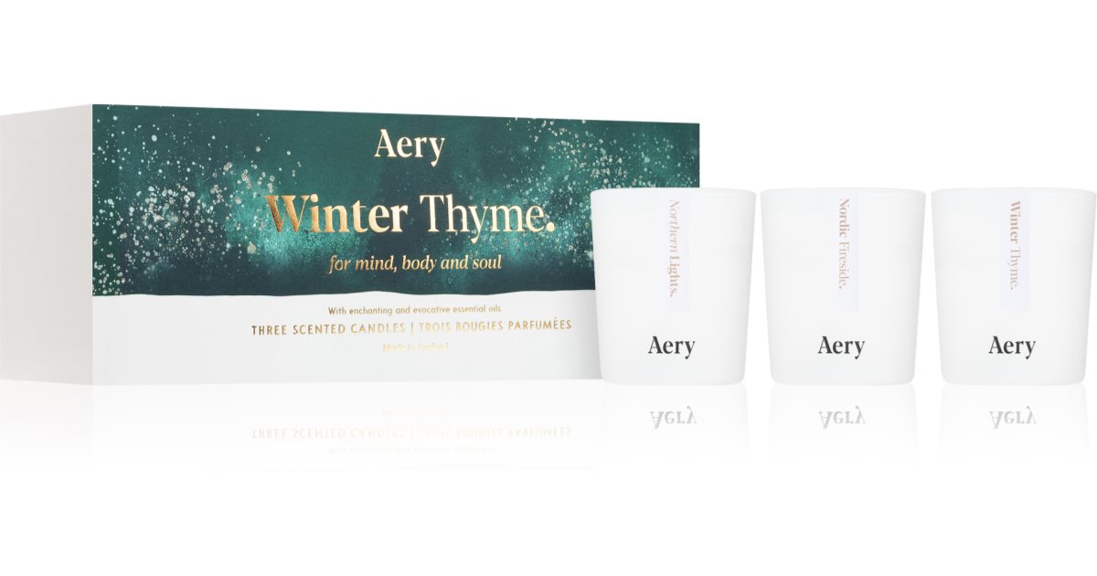Aery Winter Wonderland Candle Gift Set Geschenkset