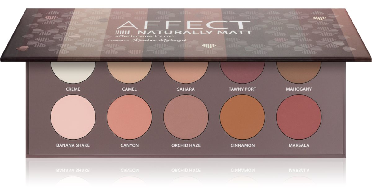 Affect Naturally Matt eyeshadow palette | notino.co.uk